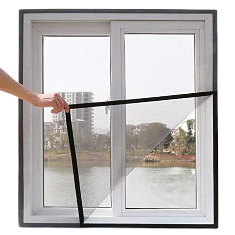 S Cart Fibre Glass PVC Coated Mosquito Net Pre Stitched with Tape on ...