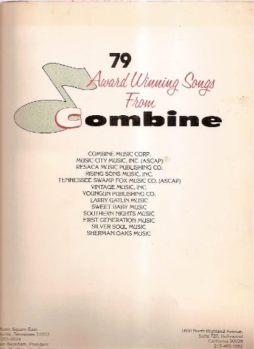 79 Award Winning Songs From Combine [Songbook]: Robert Beckham: Amazon ...