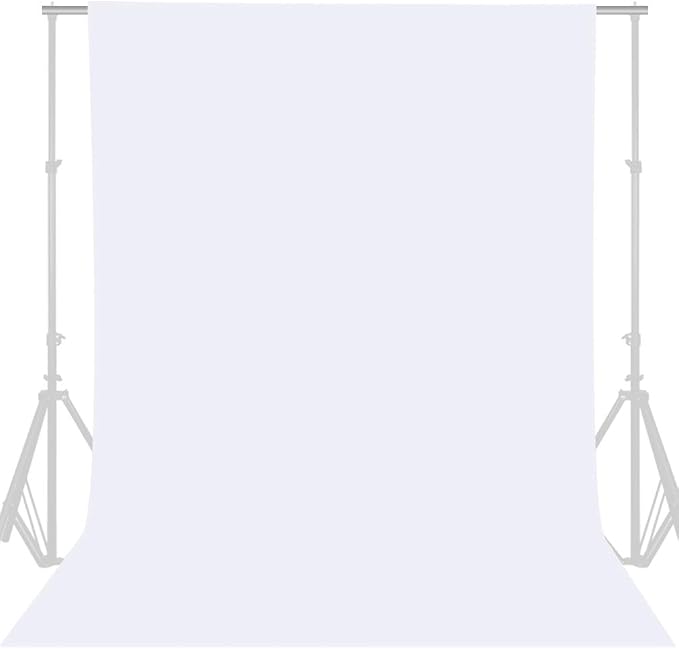 Amazon.com : GFCC 8FTX10FT White Backdrop Background for Photography ...