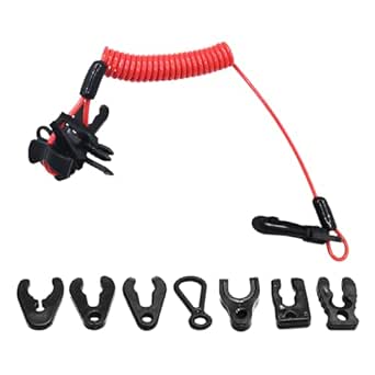 Amazon.com: DSkoiph Boat Kill Switchhonda Jet Ski Keys with Lanyard ...