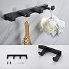 NBSHANG Contemporary Bathroom Hardware Set - 4 Piece Towel Hook Towel ...
