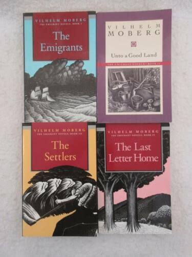 Rare Lot of Vilhelm Moberg THE EMIGRANT NOVELS 4 Vol Complete Set ...
