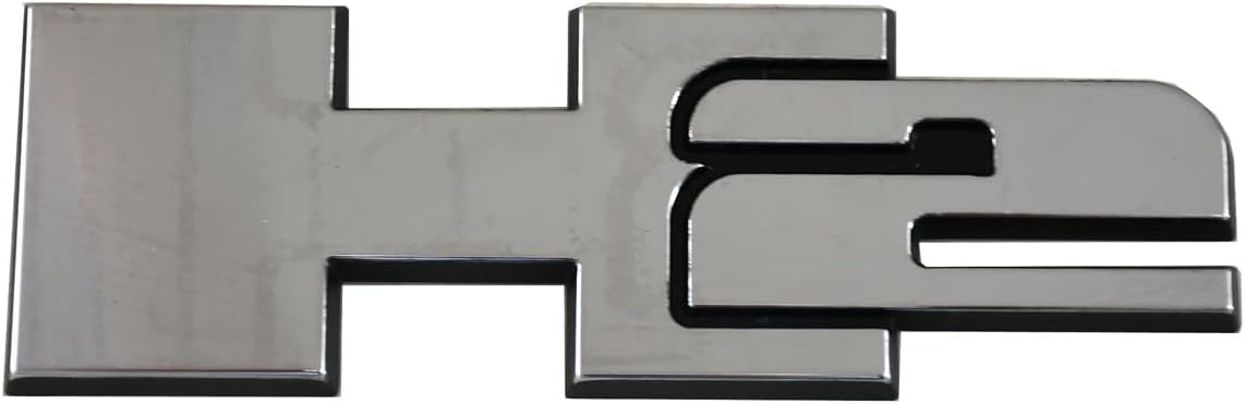 Amazon.com: 1pc H2 Rear Liftgate Door Nameplate 3D Badge Emblems ...