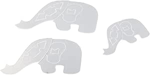 Amazon.com: Elephant Sewing Pattern Template Set - Acrylic Templates ...