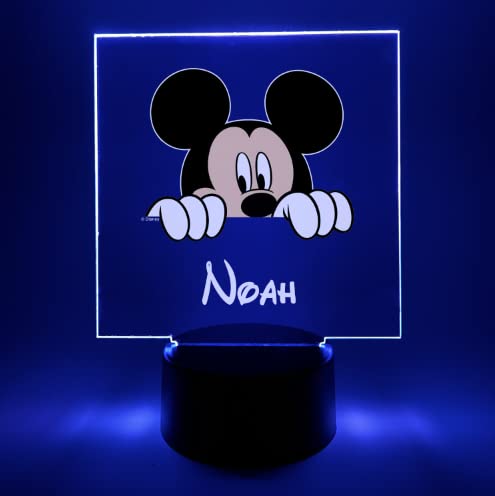 Mirror Mania Store Mickey Night Light Up LED Desk Table Lamp ...