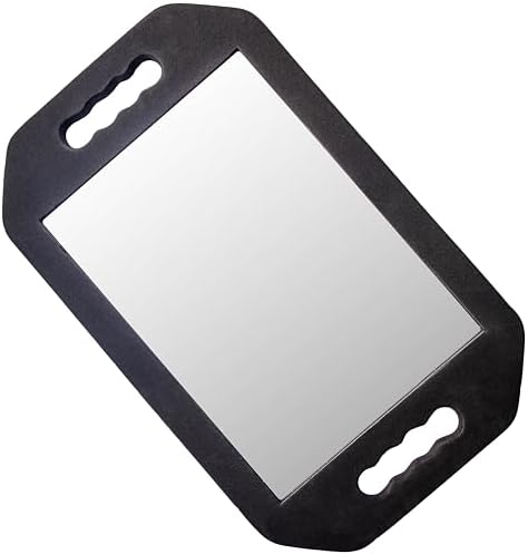 CoolBlades Black Foam Handheld Mirror for Hairdressers, Barbers and ...