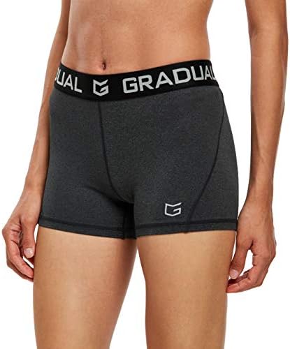 Amazon.com: G Gradual Women's Spandex Compression Volleyball Shorts 3 ...