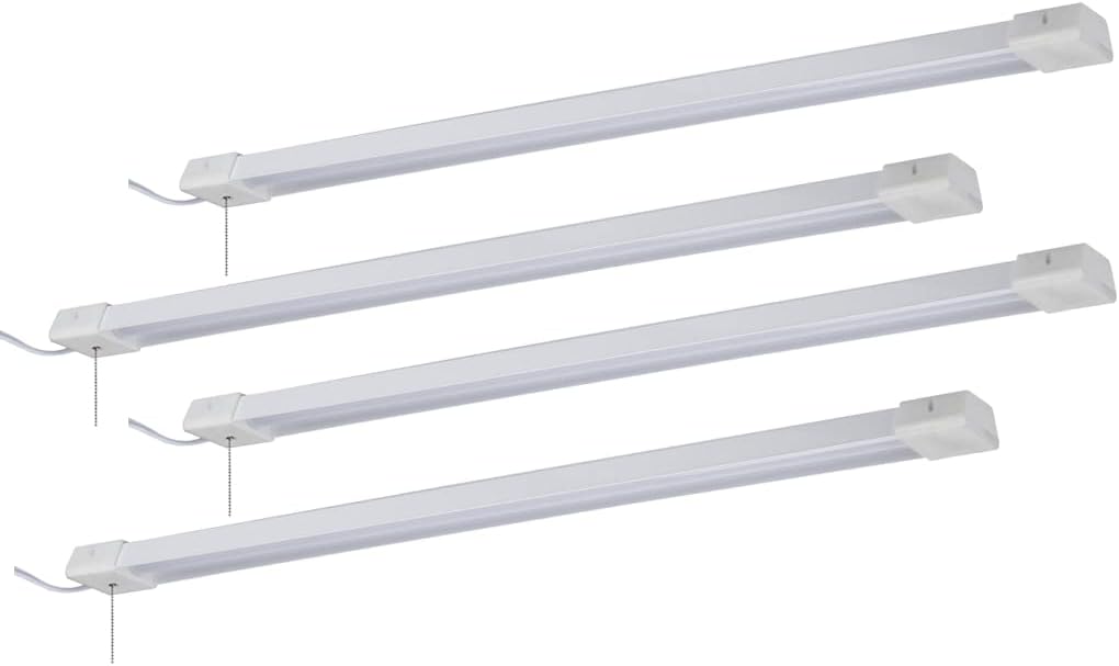 Cybertech Lighting 3ft 30W LED Shop Light Fixture with Pull Chain ...