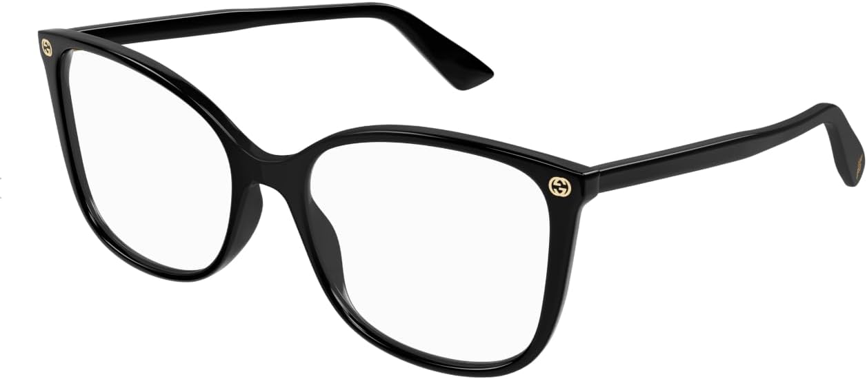 Gucci GG0026O Square Shape Eyeglasses + Bundle with eSHADES Luxury ...