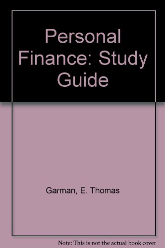 『Personal Finance: Study Guide』｜感想・レビュー - 読書メーター