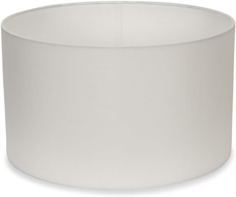 MiniSun | Medium Modern White Fabric Drum Light Shade | Lamp Shades ...