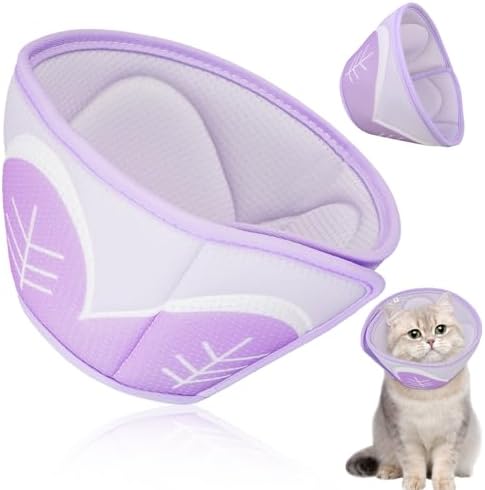Amazon.com : Soft Cat Cone Collar to Stop Licking and Scratching, Cat ...