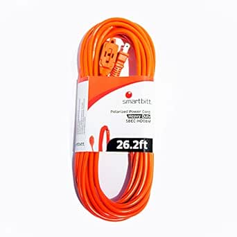 Smartbitt Cable de Extensión de Uso Rudo de 8 Metros con 3 Tomas polarizadas : Amazon.com.mx ...