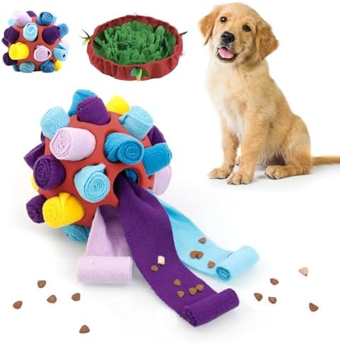 Pet Supplies : PET’SBARREL Snuffle Ball for Dogs - Interactive Toy for ...