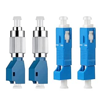Fiber Optic Adapter Hybrid Male to LC Female + Hybrid LC Female to Male ...