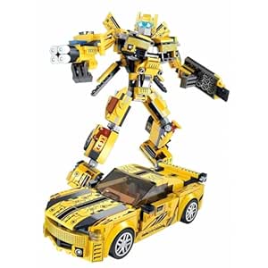 Robot Building Toys Set, 402Pcs 2in1 Transforming Robot & Technic Racing Car Construction Blocks ...