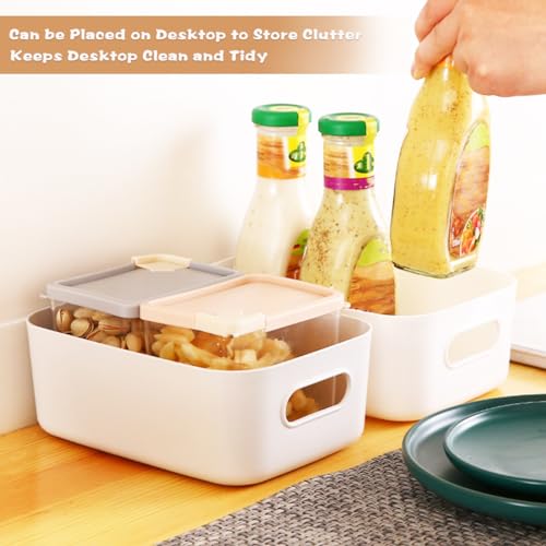 OctBird 5 White Storage Boxes Cupboard Storage Boxes Kitchen Cupboard ...