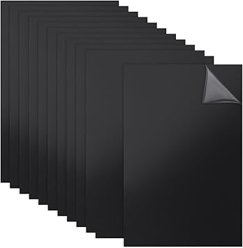 OLYCRAFT 12 Sheets Black ABS Plastic Sheet 15x10cm ABS Plastic Panel 0 ...
