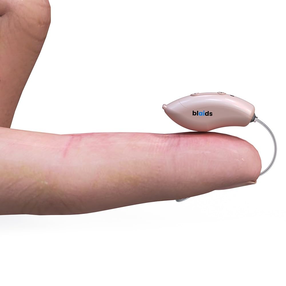 Blaids Phantom RIC Hearing Aids for Seniors with 4 Audiograms & Noise ...