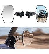 Amazon.com: A & UTV PRO Rear View Mirror and Side Mirrors Kit for Can ...