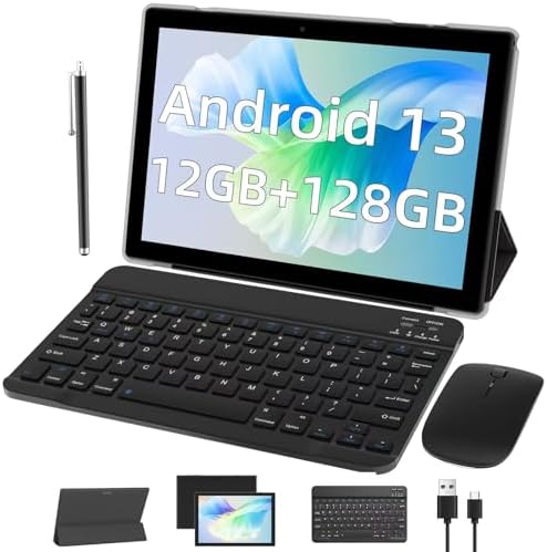 PRITOM Tablet TAB11 de 10 polegadas, Octa-Core, Android, 128 GB, Wi-Fi ...