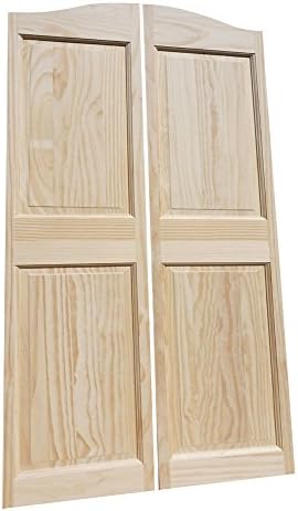 Cafe Doors by Cafe Doors Emporium | 65" T Pine Raised 4 Panel Cafe Door ...