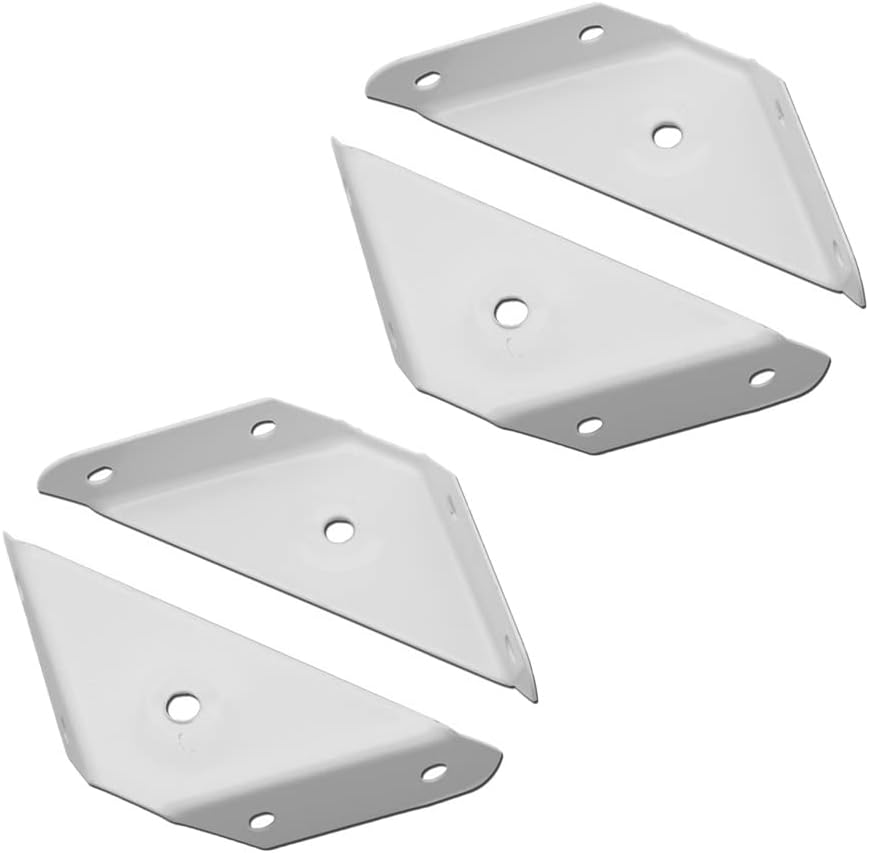 Corner Brace Brackets, Triangular Flange Angle Bracket (98 x 60 x 17mm ...