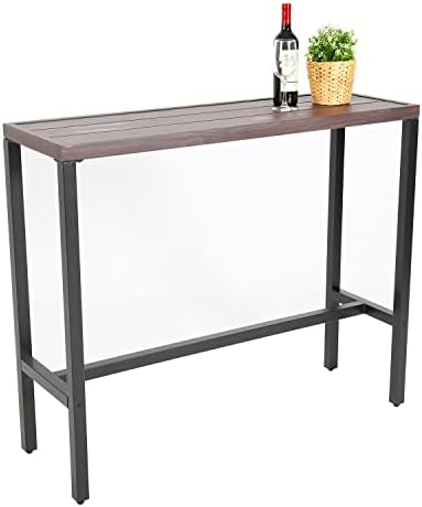 Amazon.com: Naga Bahna Outdoor Bar Height Bistro Table, 40-Inch Patio ...