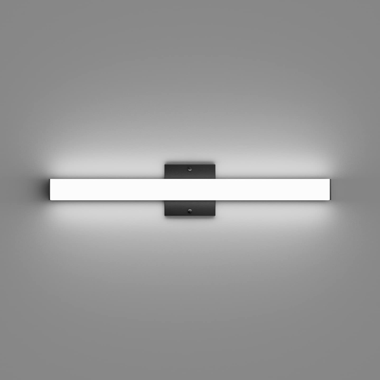Tipace Dimmable LED Modern Bathroom Vanity Lights Over Mirror Black 23 ...