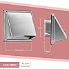 WeCooper Cowled External Air Vent Covers 100mm，4 inch 304 Stainless ...