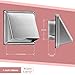 WeCooper Cowled External Air Vent Covers 100mm，4 inch 304 Stainless ...