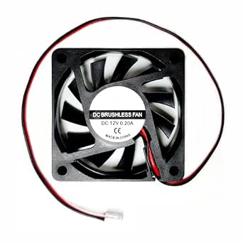 Amazon.com: DAKKZA Cooling 60mm Case PC Fan for 60mm x 60mm x 10mm DC ...