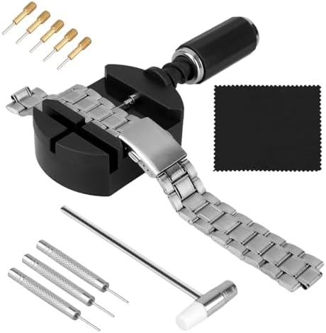 Watch Strap Repair Tool Set, 11 Pieces Adjustment Watch Strap Tool ...