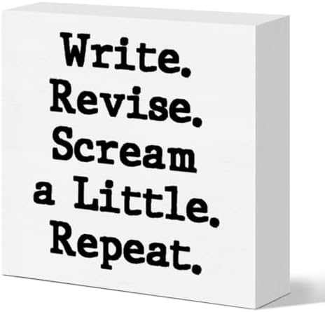 Amazon.com: SaNavie Writer Typing Metal Signs Vintage Office Wall Decor ...