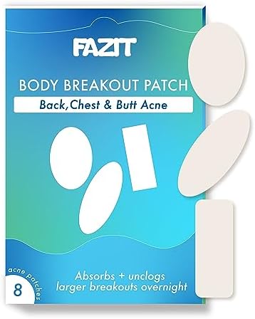 Amazon.com: Fazit Body Breakout Pimple Patches for Body - Multi-shaped ...