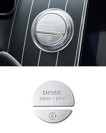 Amazon.com: Car Engine Start Stop Push Button Ignition Cover Interior ...