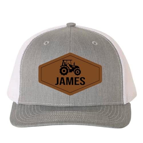 Amazon.com: Boys Tractor Hat - Personalized Kids Name Hat, Custom Youth ...