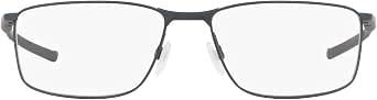 Amazon.com: Oakley 男款 Ox3217 Socket 5.0 長方形處方眼鏡框, 深啞光銀色/藍色配色/演示鏡片 : 服裝 ...