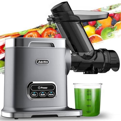Amazon.com: Aeitto Cold Press Juicer, BPA Free Slow Juicer, Easy to ...