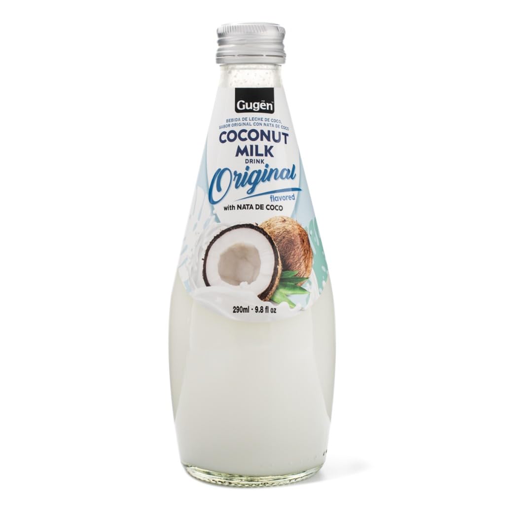 Amazon.com: Gugen Coconut Milk With Nata De Coco Original - Creamy ...