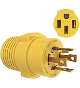 SQAUNCHY 50 Amp to 30 Amp Rv Adapter NEMA L14-30P to SS2-50R CS6364C RV ...