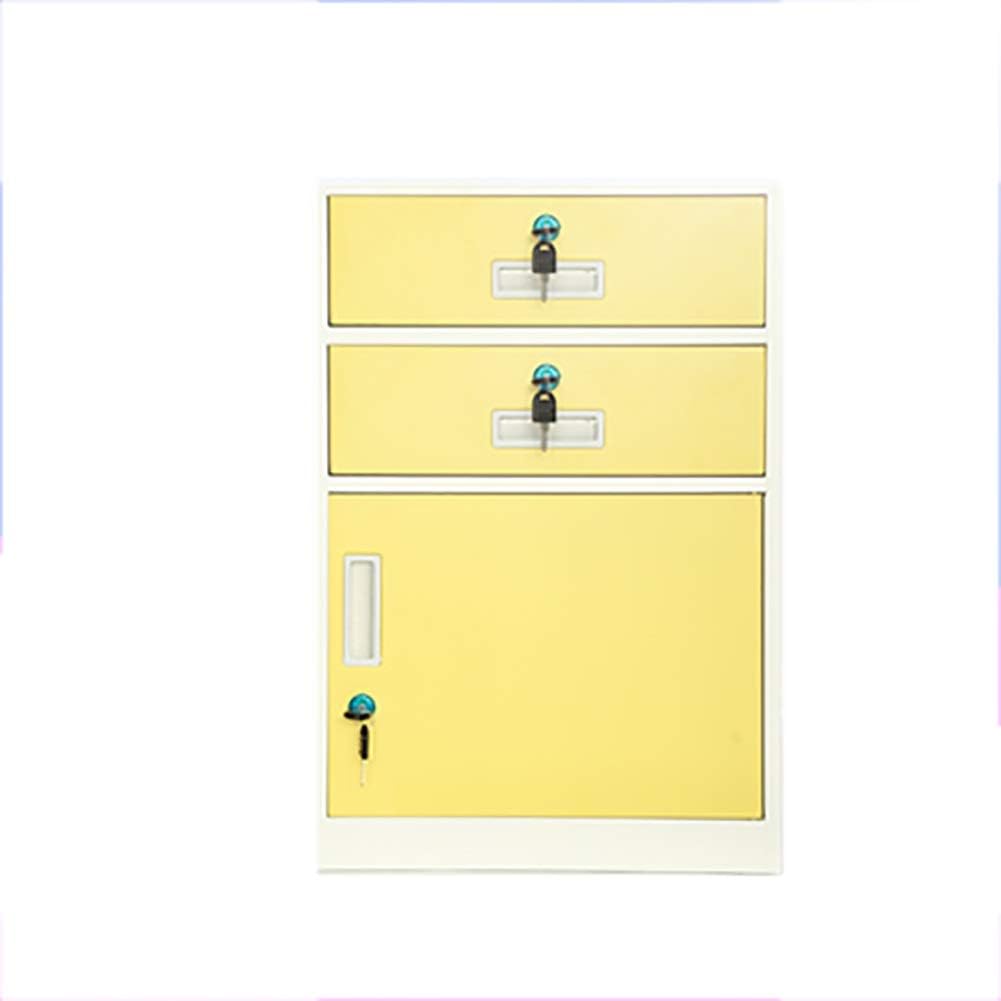 Amazon.com: &cabinet J-File Mobile File, 2-Layer Drawer Moving Lock ...