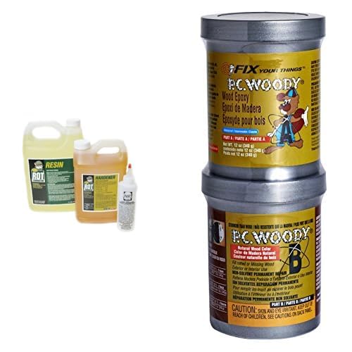 PC Products Wood Repair Bundle, PC-Rot Terminator Epoxy Wood Hardener ...