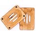 3 PCS Natural Wooden Bamboo Soap Dish Storage Holder Soap Holder ...