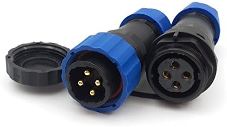 Amazon.com: SD20 4pin Waterproof Connector, Nylon Assembly Screw Fixing ...