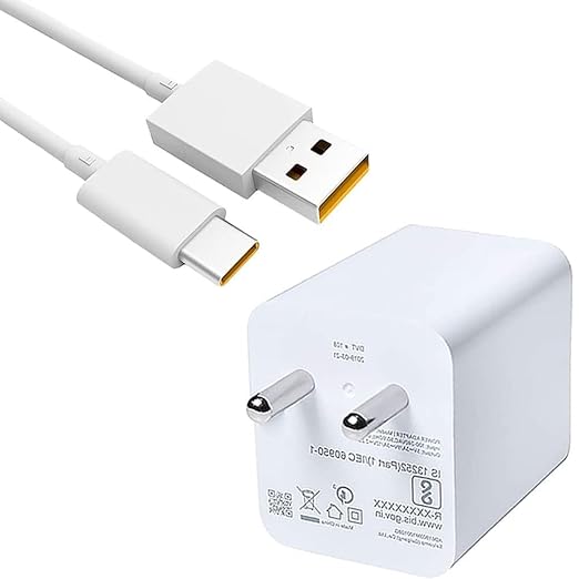 80W SuperVOOC Fast Charger Adapter with Type C Cable Compatible for ...