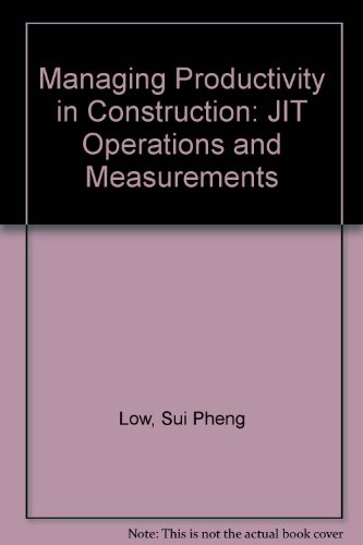 『Managing Productivity in Construction: JIT Operations and - 読書メーター