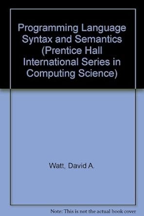 Semantics of Programming Languages : Tennent, R. D.: Amazon.in: Books