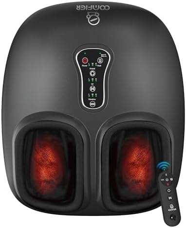 Amazon.com: InvoSpa Shiatsu Foot Massager Machine with Heat - Electric ...