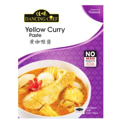 Amazon.com : NT# Dancing Chef Paste - Yellow Curry 100g -A mild, yet ...